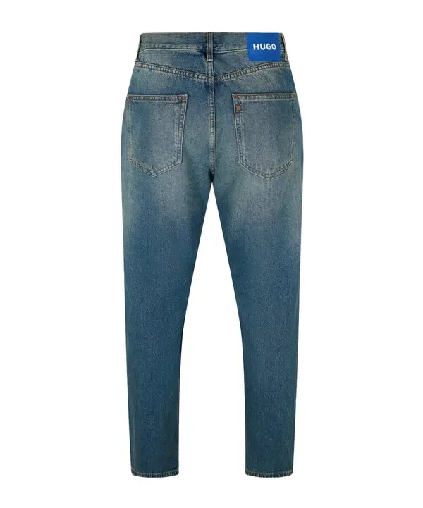 Hugo Boss Washed Tapered Jeans