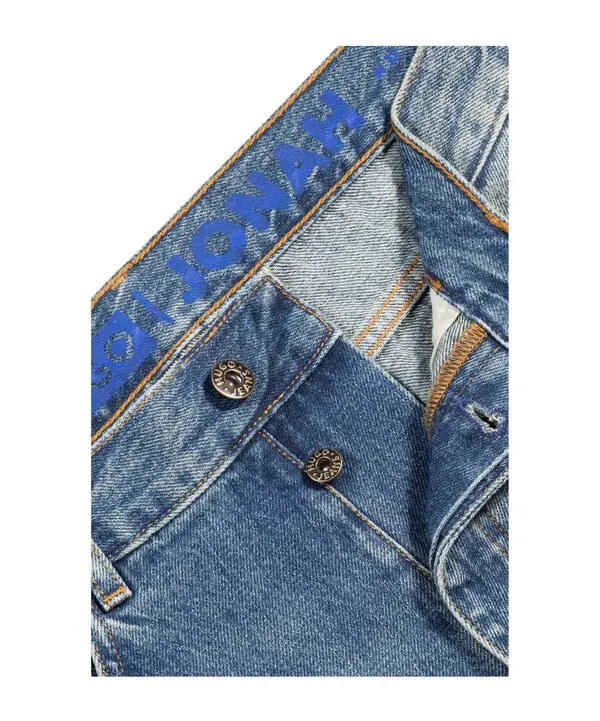Hugo Boss Washed Tapered Jeans