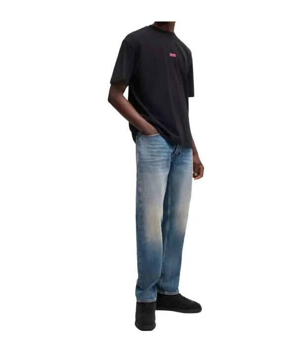 Hugo Boss Washed Tapered Jeans