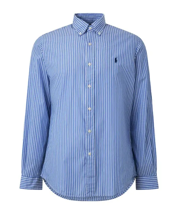 Polo Ralph Lauren Verticalstripe Longsleeve Shirt - Blue