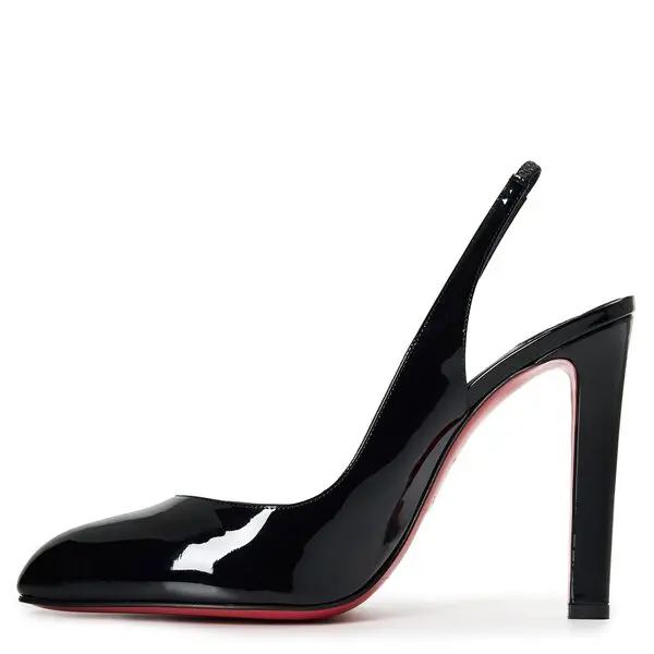 CHRISTIAN LOUBOUTIN Patentleather Slingback High Heels