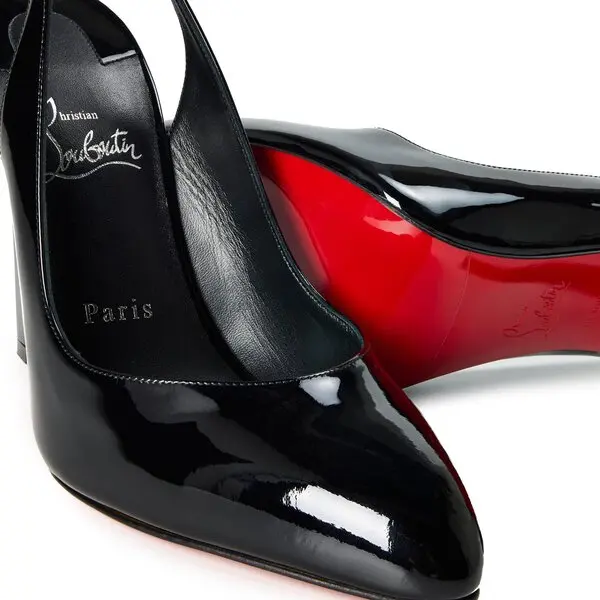 CHRISTIAN LOUBOUTIN Patentleather Slingback High Heels