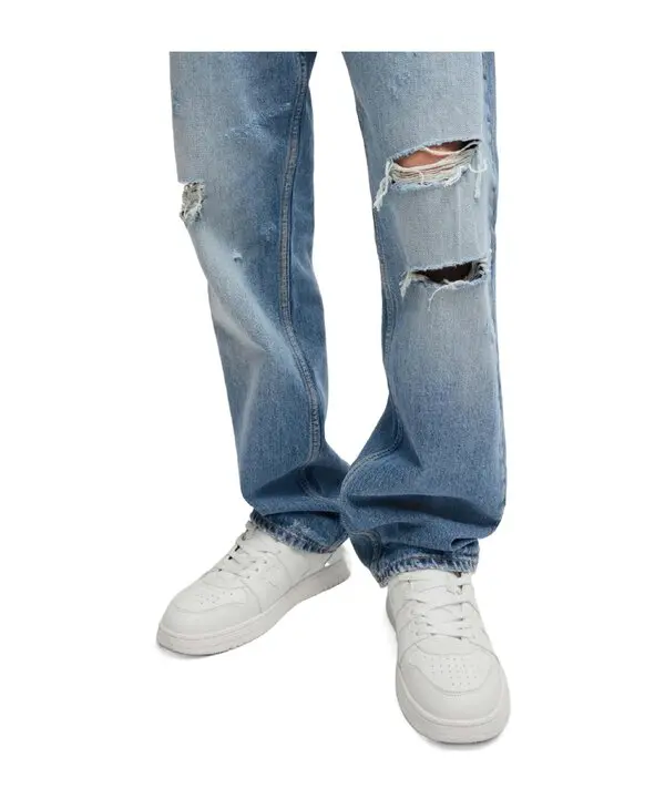 Hugo Boss High-waisted Straight-leg Jeans