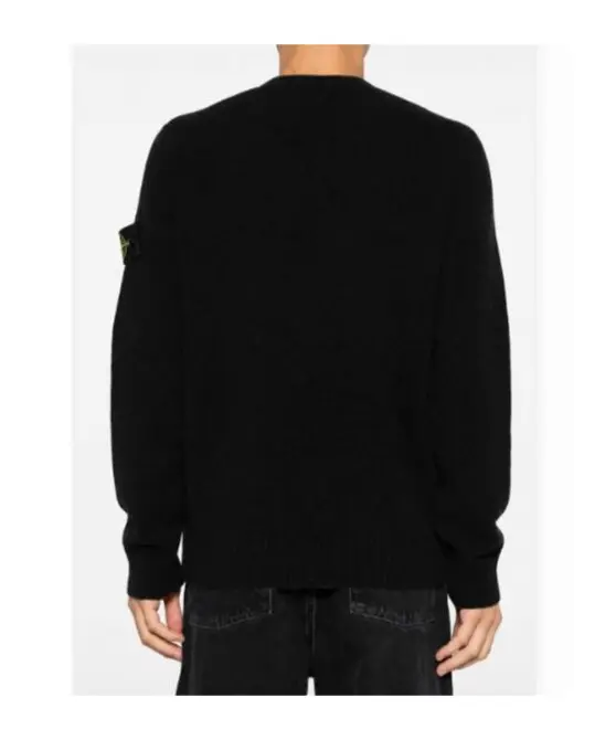 Stone Island Long-sleeved Sweater - Black