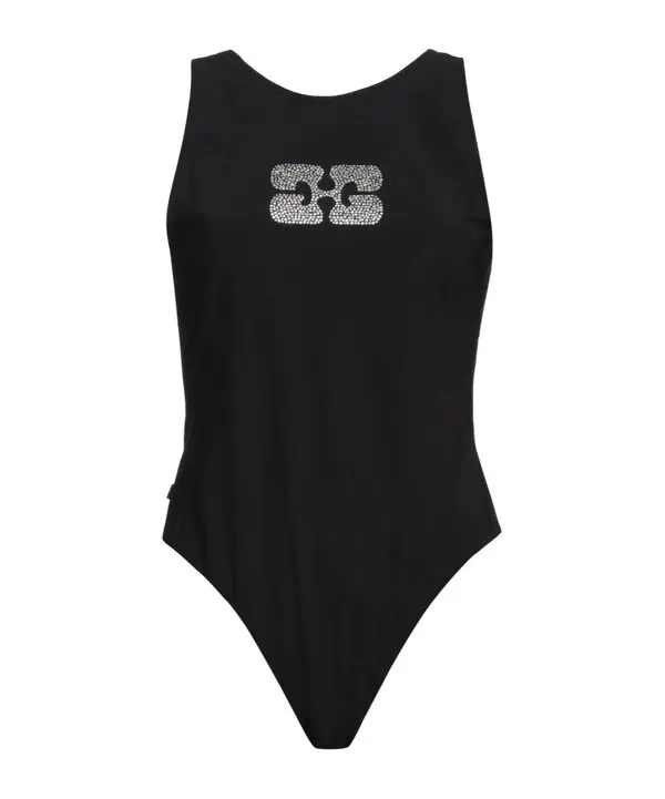 GANNI Solid-color Stretch Bikini