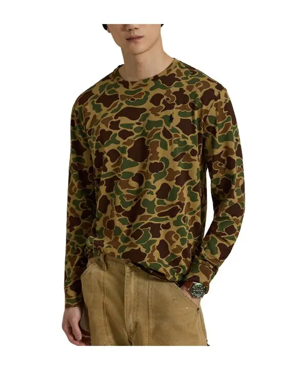 Polo Ralph Lauren Camouflage Long-sleeved T-shirt