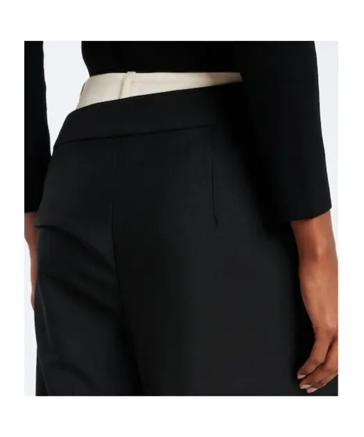 RÓHE Wool And Mohair Paneled Wide-leg Pants
