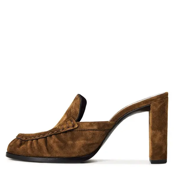 Saint Laurent Suede Mule Shoe