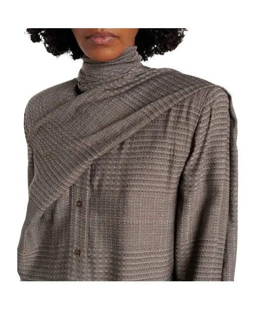 MUGLER Scarf-detail Blouse