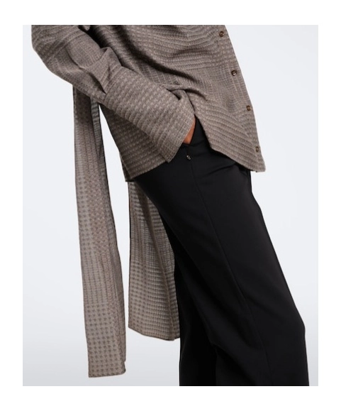 MUGLER Scarf-detail Blouse