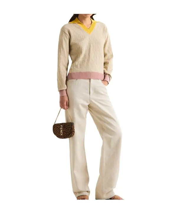 Fendi Highwaisted Straightleg Trousers