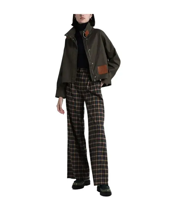 MAXCO. Max&co. Plaid Trousers With Belt