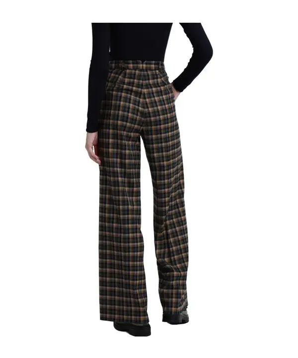 MAXCO. Max&co. Plaid Trousers With Belt