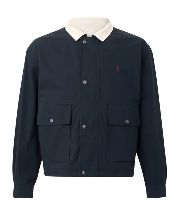 Saint Laurent Simple Collar Jacket