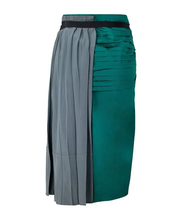 Prada Asymmetrical Midi Wrap Skirt - No