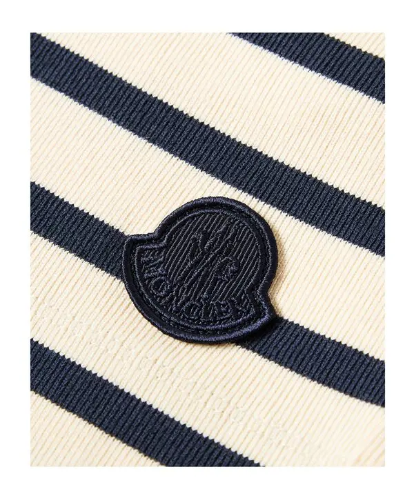 Moncler Navy Striped Shorts