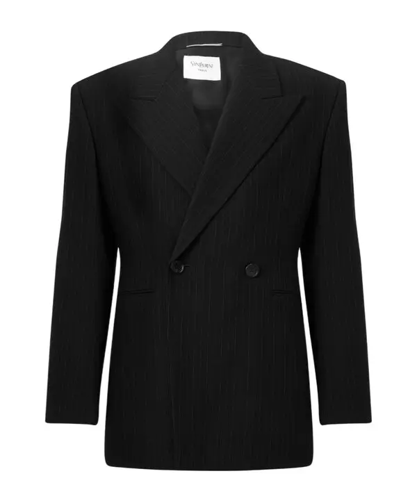 Saint Laurent Double Breasted Coat