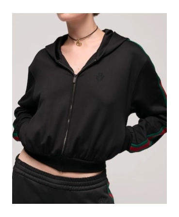 Gucci Long Sleeve Hooded Sweatshirt