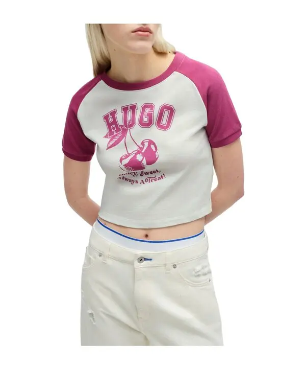 Hugo Boss Loose Cropped Tshirt