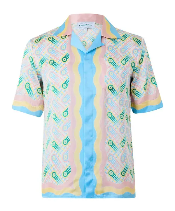 Casablanca Collared Shortsleeve Shirt - No
