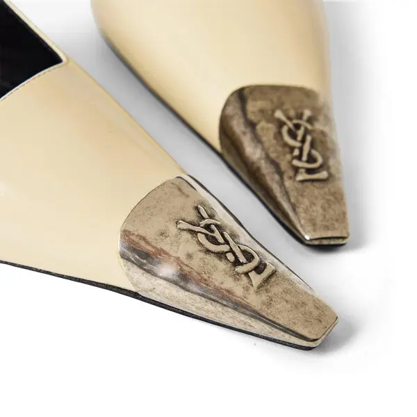 Saint Laurent Slimfit Stilettoheel Pumps - Nude