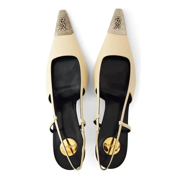 Saint Laurent Slimfit Stilettoheel Pumps - Nude