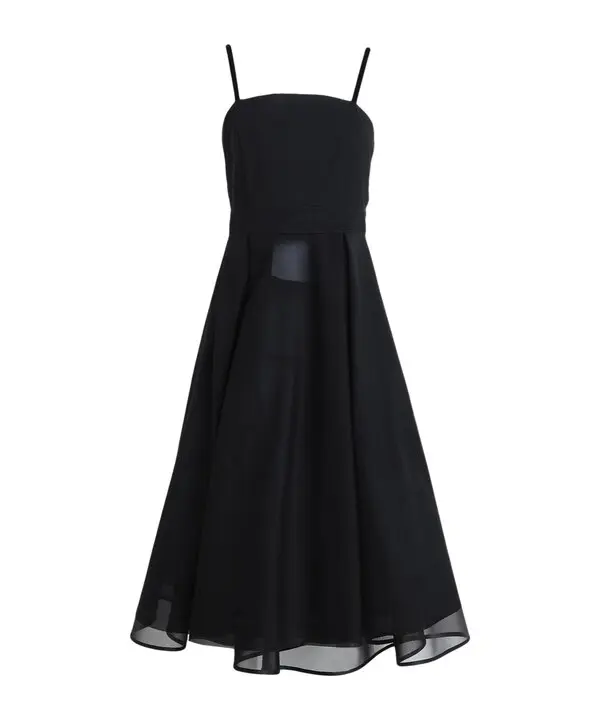 MAXCO. Simple Sleeveless Tulle Dress