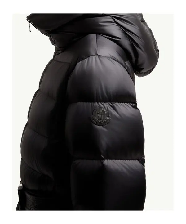 Moncler Cupidones Shearling-trimmed Short Down Jacket