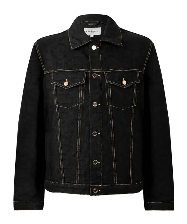 Casablanca Collared Denim Jacket