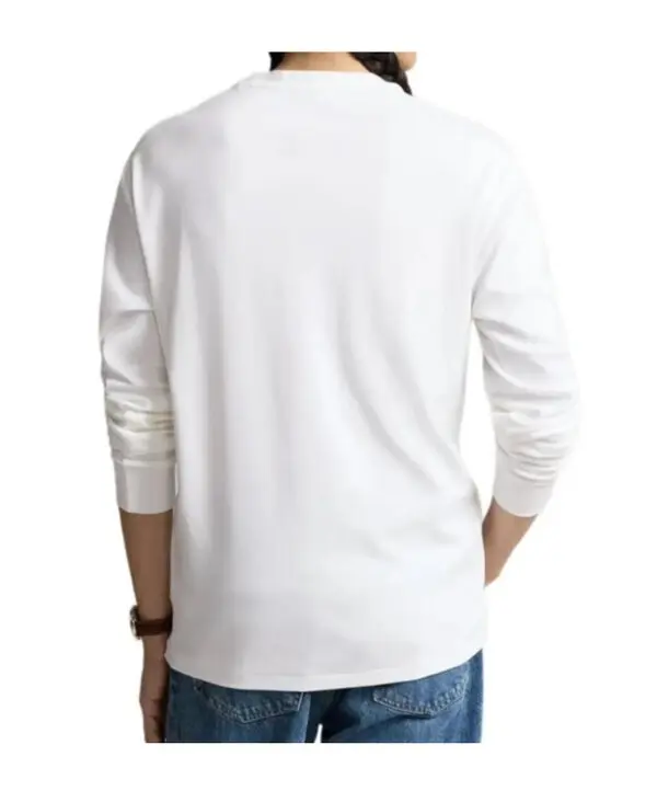 Polo Ralph Lauren Logo-embroidered Long-sleeve T-shirt - White