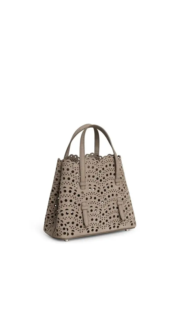 Alaïa Vienne Nubuck Tote Bag - Mist