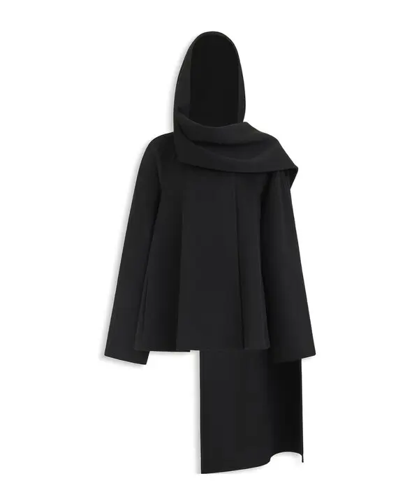 Alaïa Double Face Cashmere Scarf Coat