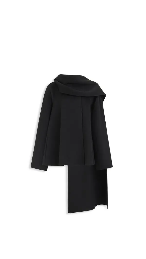 Alaïa Double Face Cashmere Scarf Coat