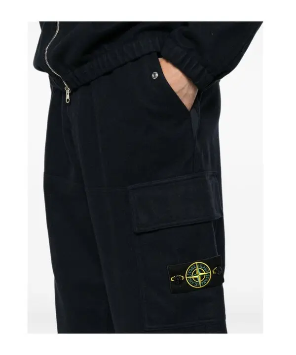 Stone Island Elastic-waist Athletic Pants