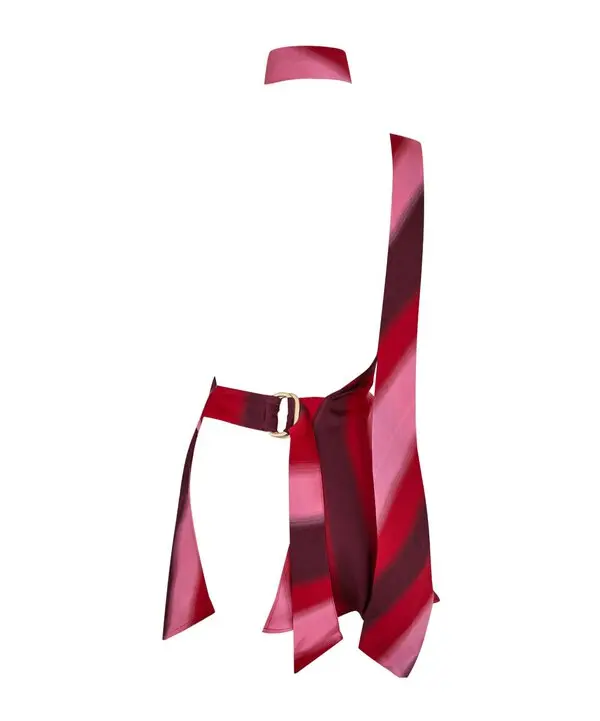 Cult Gaia Gradient Satin Halter Top