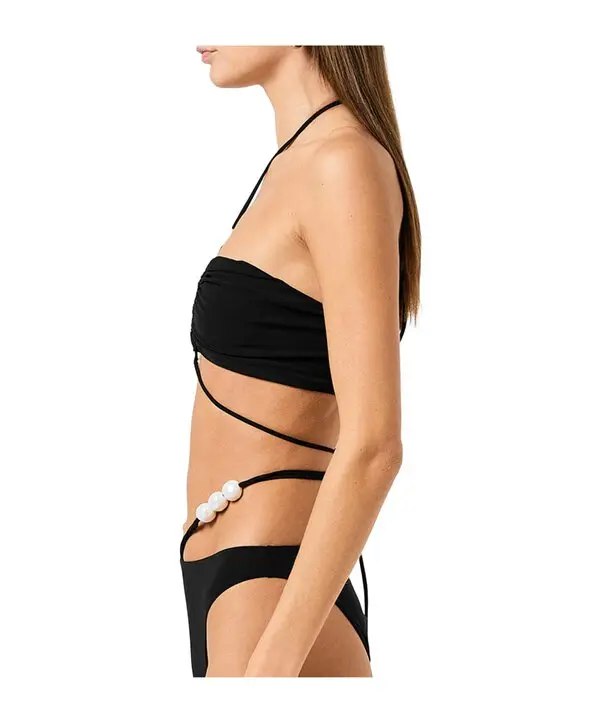 Magda Butrym Halter Tieup Cutout Camisole Top
