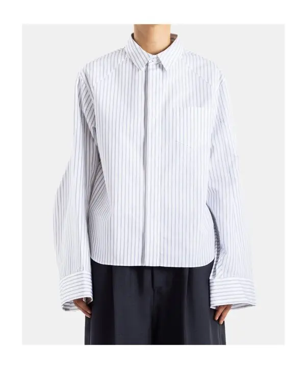 Sacai Striped Poplin Shirt