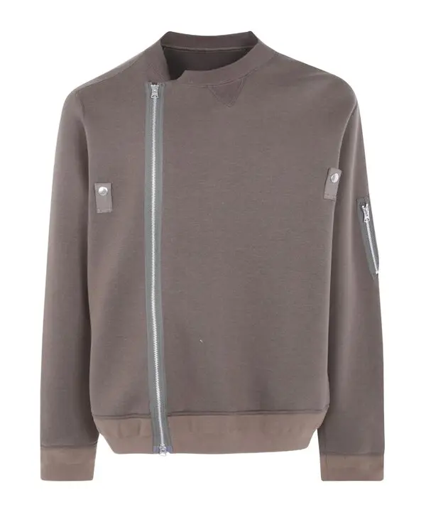 Sacai Zip-detail Sweatshirt