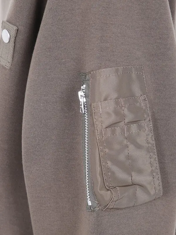 Sacai Zip-detail Sweatshirt