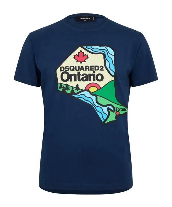Dsquared2 Crewneck Shortsleeve Tshirt - Blue
