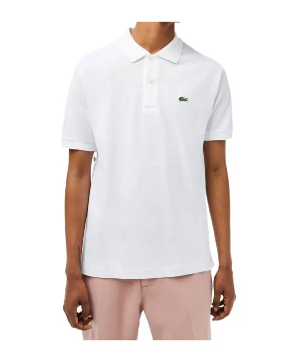 Lacoste Sleeve Polo Shirt - White