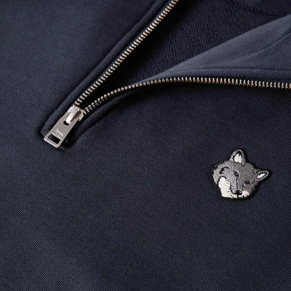 Maison Kitsuné Half-zipper Hoodie