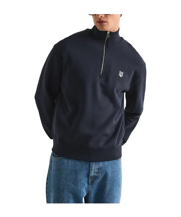 Maison Kitsuné Half-zipper Hoodie