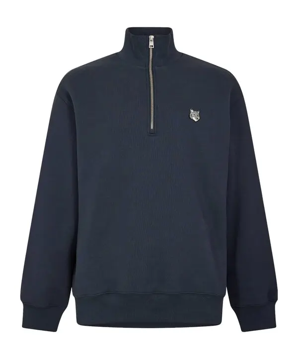 Maison Kitsuné Half-zipper Hoodie - No