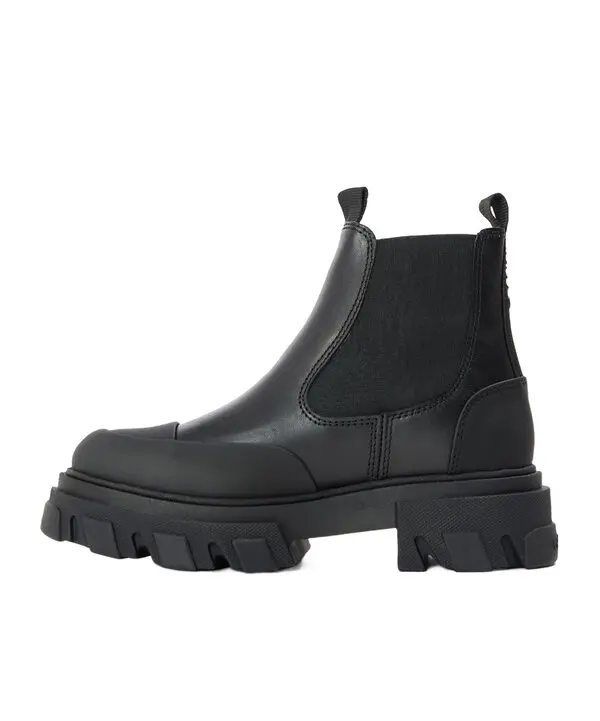 GANNI Solid Color Ankle Boots