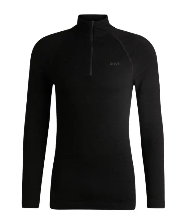 Hugo Boss Simple Knitted Sweater - Black
