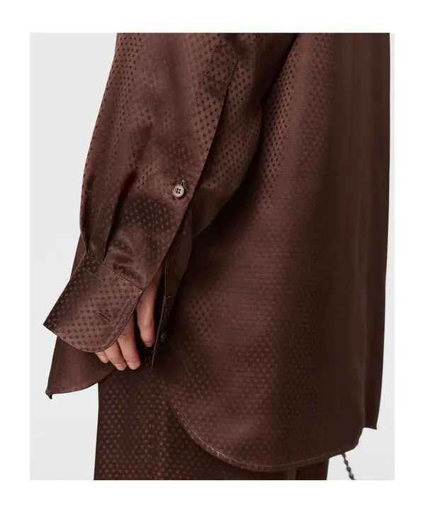 Stella McCartney Star Silk Jacquard Shirt