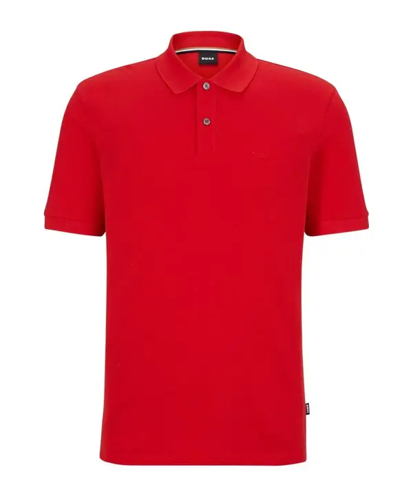 Hugo Boss Shortsleeve Polo Shirt - Red