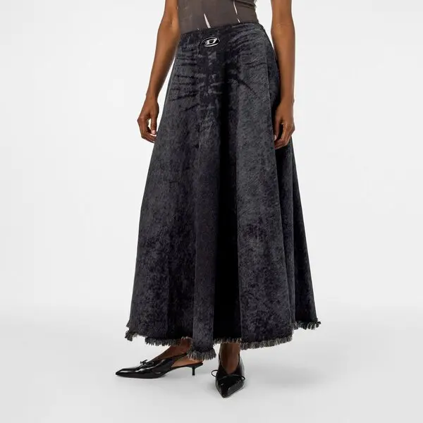 DIESEL® Simple Denim Longsleeve Dress