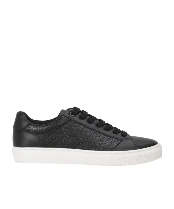 Hugo Boss Embossedleather Lowtop Sneakers - Black